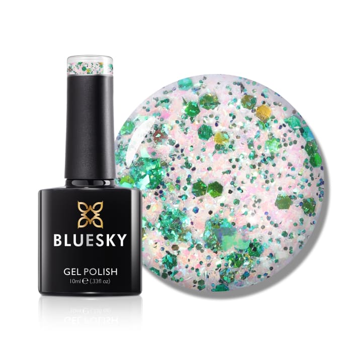 Emerald Shimmer - SPZ09 - 10ml Gel Polish – Bluesky Cosmetics