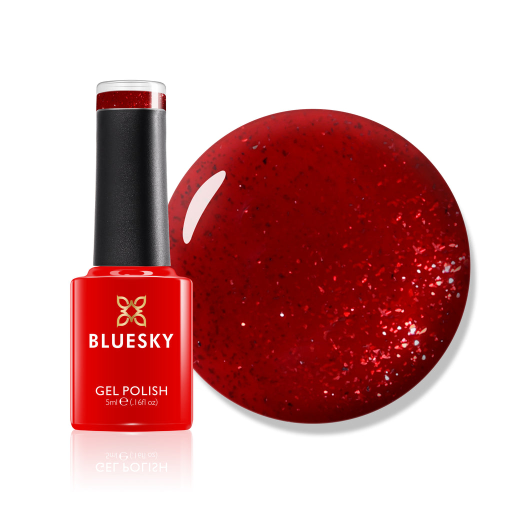 Bluesky Gel Polish Mini - Red Glimmer - A001 – Bluesky Cosmetics