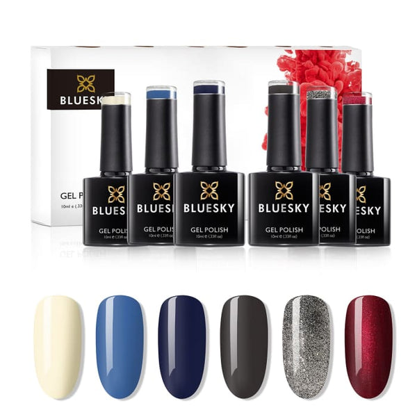 Bluesky Blue Gel Nail Polish - ALPS SLOPES - AW2020 - 10ml – Bluesky ...